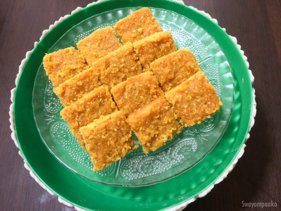 Coconut Carrot Burfi | Burfi using jaggery - Food and Remedy